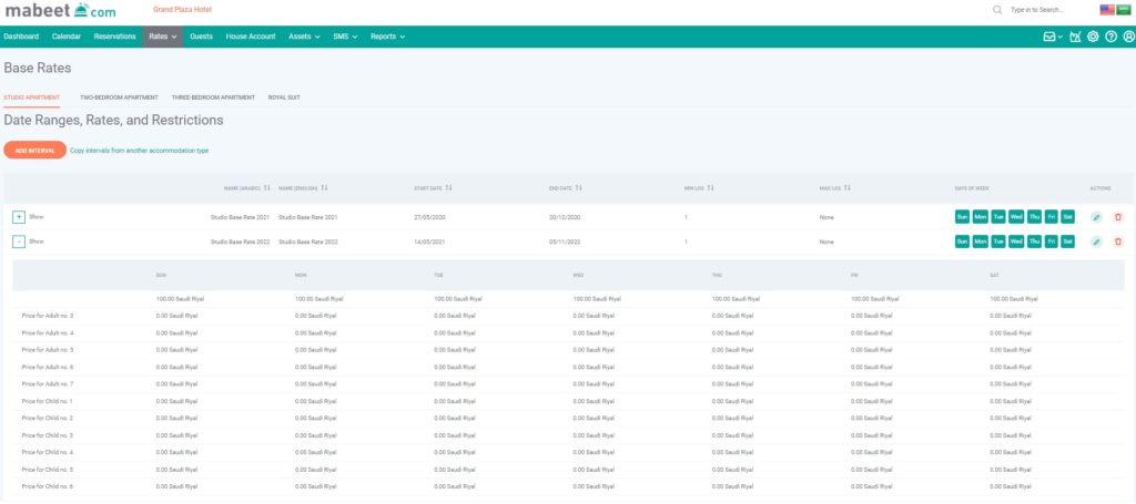 Property Management System (PMS) Mabeet
